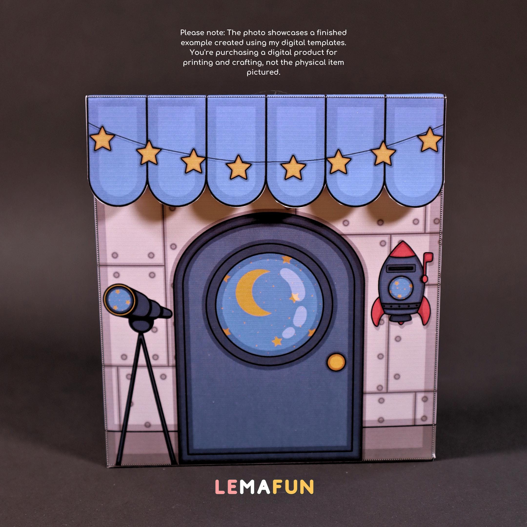 Printable Craft Kit Astro Mouse - DIY Paper Toy Template for Kids, Easy ...