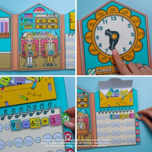 Printable School Busy Book for Kids, PDF, Instant Download, DIY Kits ...