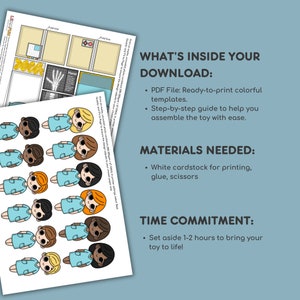 DIY Doctor Kit Printable Template for Kids, Children's Activities, Fun ...