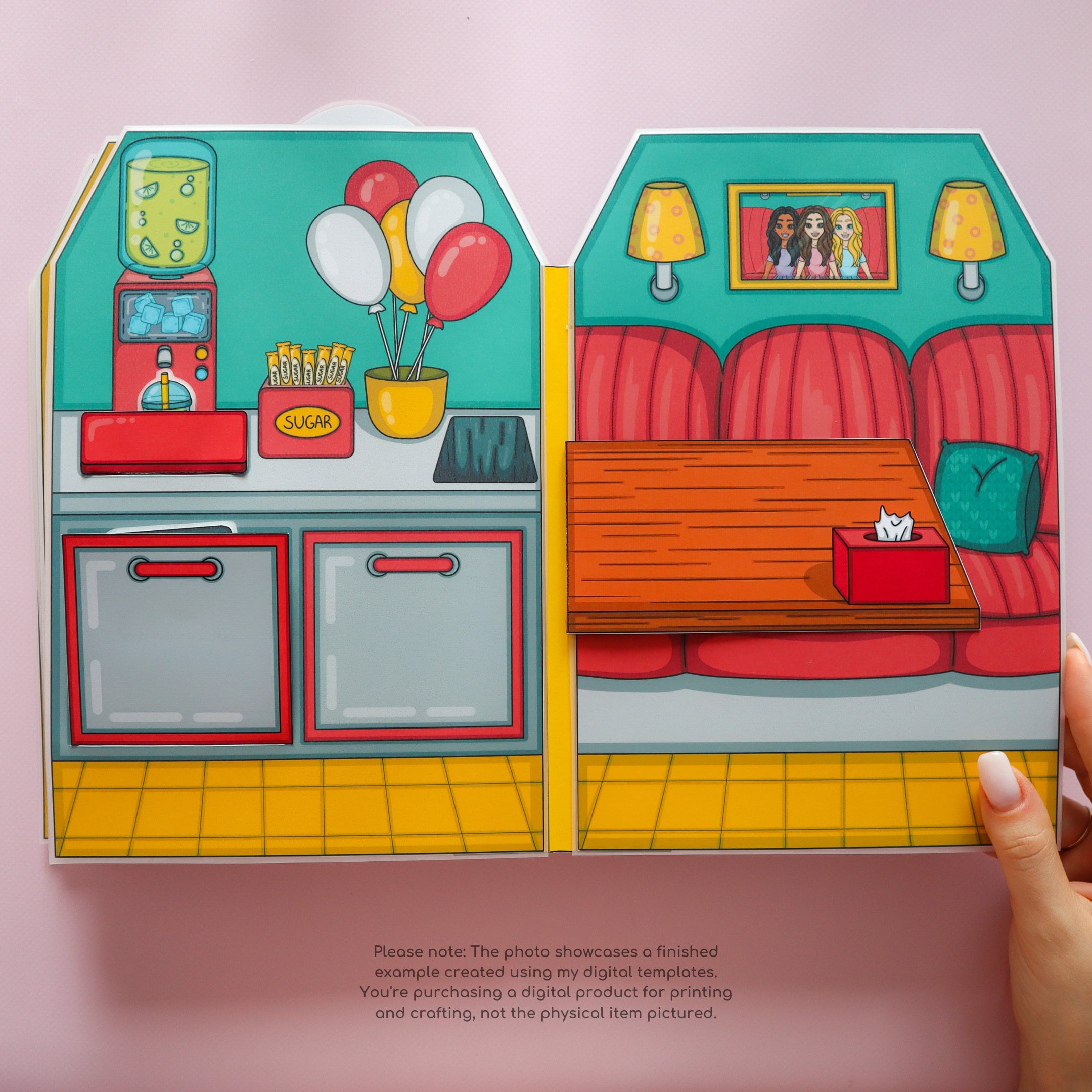 Printable DIY Project make Your Own Fast Foods Restaurant, Kids ...