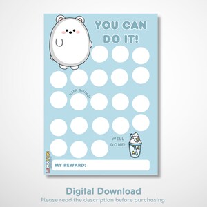 Editable Reward Chart Bundle for Kids - Digital Download With ...