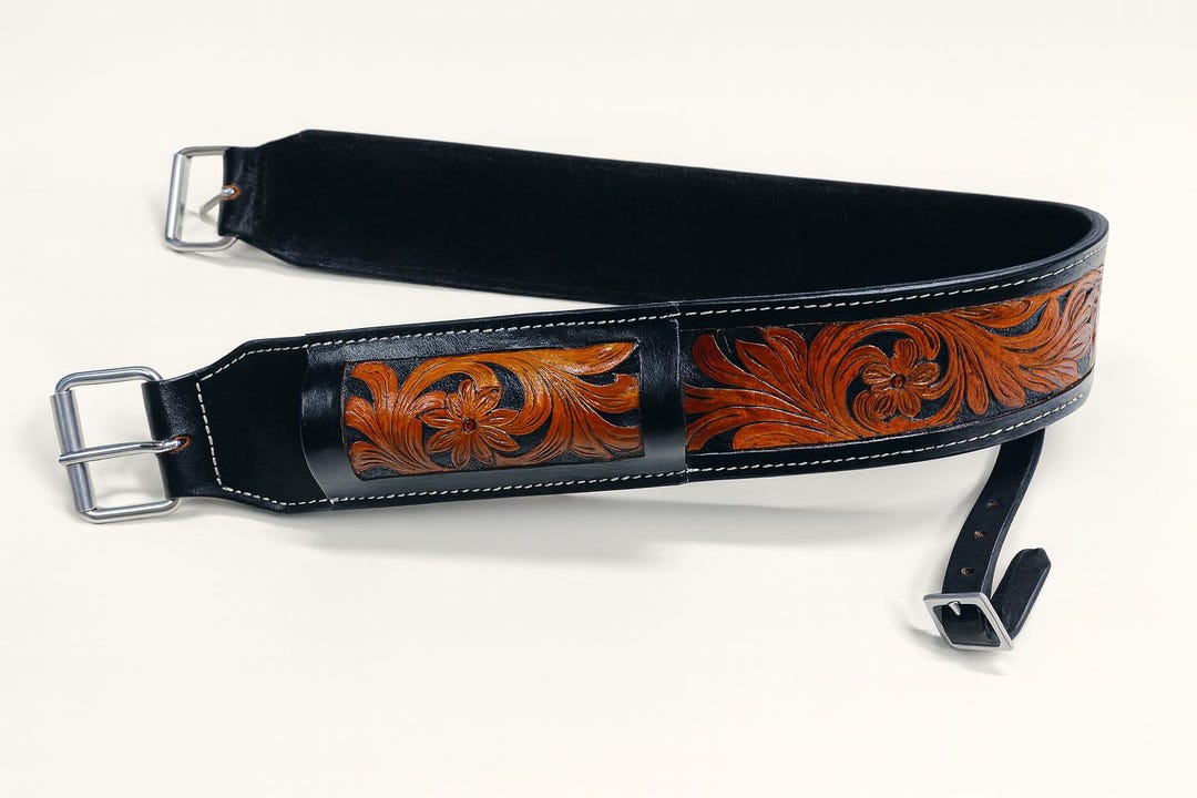 Heavy Duty Leather Back Cinch for Western Saddle – Roper, Ranch, Trail ...