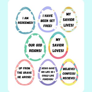 Easter Egg Bible Verse Print and Cut Egg Filler - Etsy