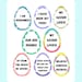 Easter Egg Bible Verse Print and Cut Egg Filler - Etsy