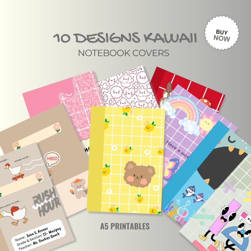 Cute Notebooks - Etsy