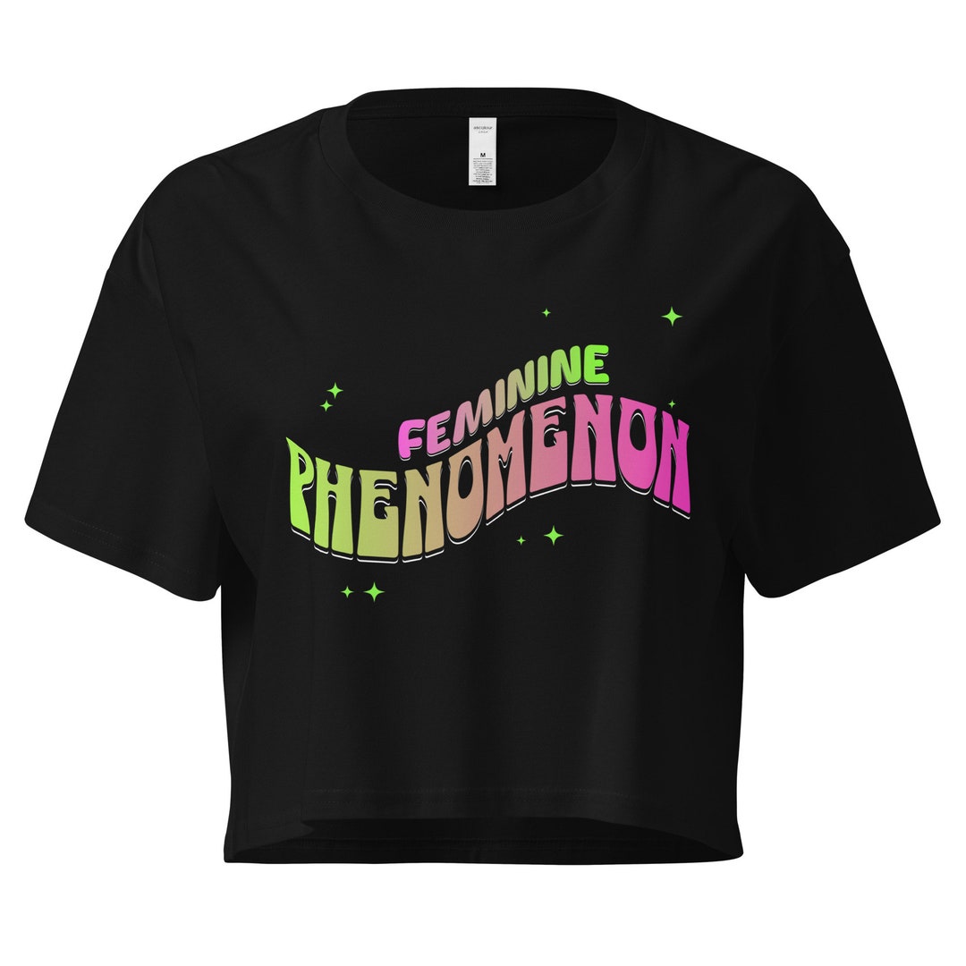 Feminine Phenomemon Ombre Crop Top Sparkle & Shine in Style - Etsy
