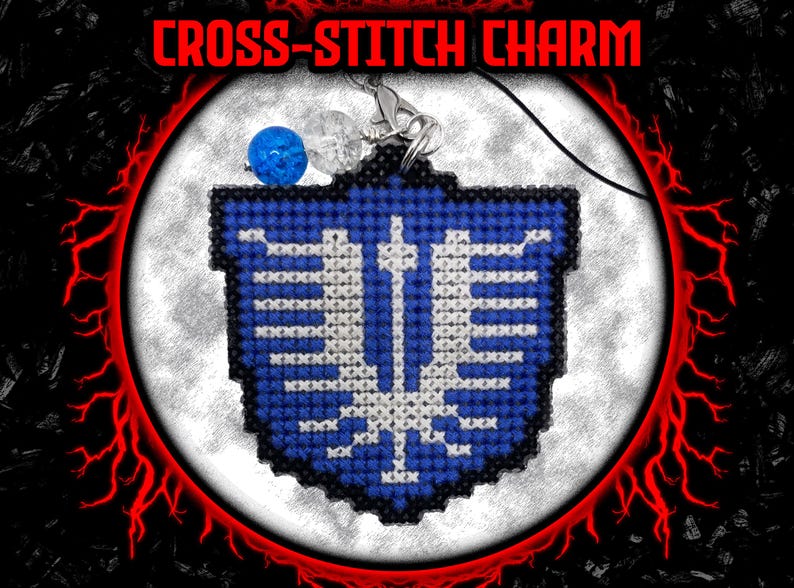 Berserk Cross-stitch Band of the Hawks Charm/keychain - Etsy