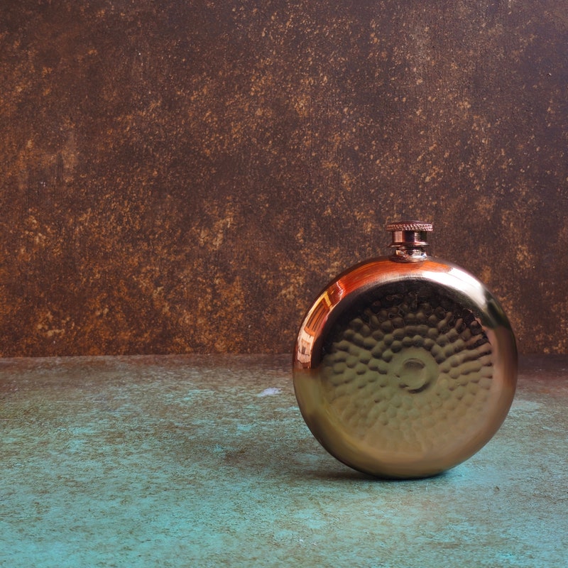 Copper Flask - Etsy
