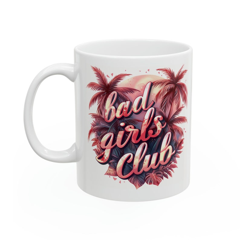 Bad Girls Club Mug, Palm Trees Mug, Palm Tree, Tropical, Sunset, Nature ...