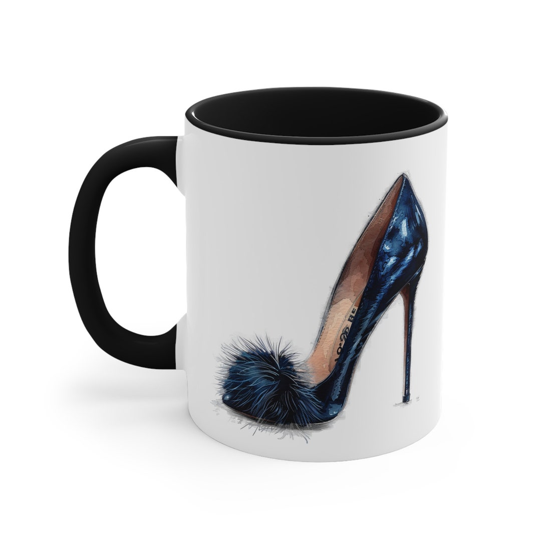 High Heels Mug, High Heel, Heels, Pink Heels, Coffee, Tea, Watercolor ...
