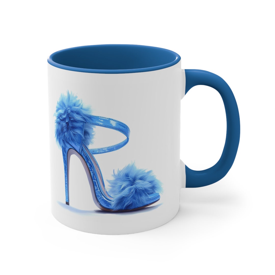 High Heels Mug, High Heel, Heels, Blue Heels, Coffee, Tea, Watercolor ...