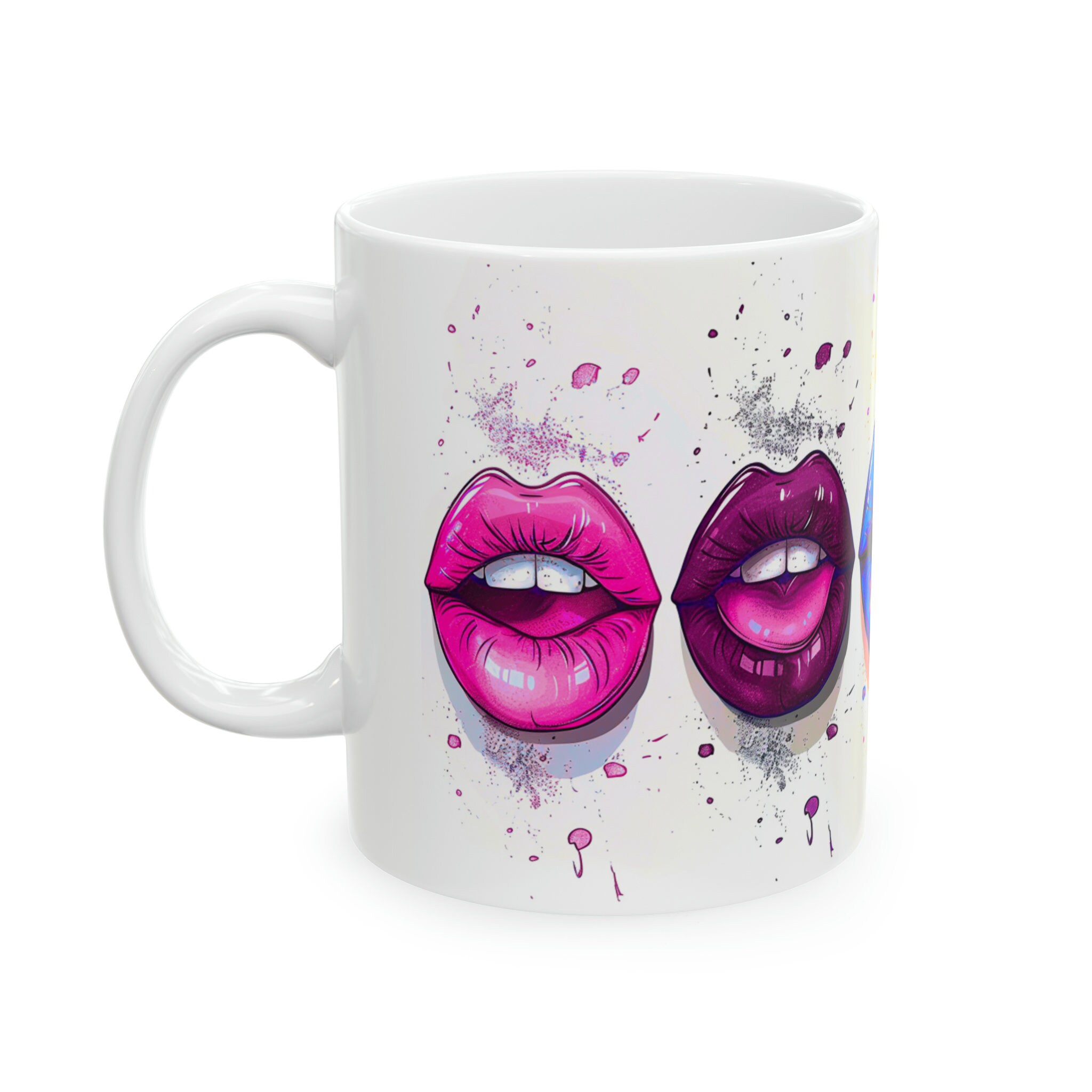 Lips Mug, Makeup Mug, Lips, Kisses Mug, Kiss, Coffee, Tea, Hot ...
