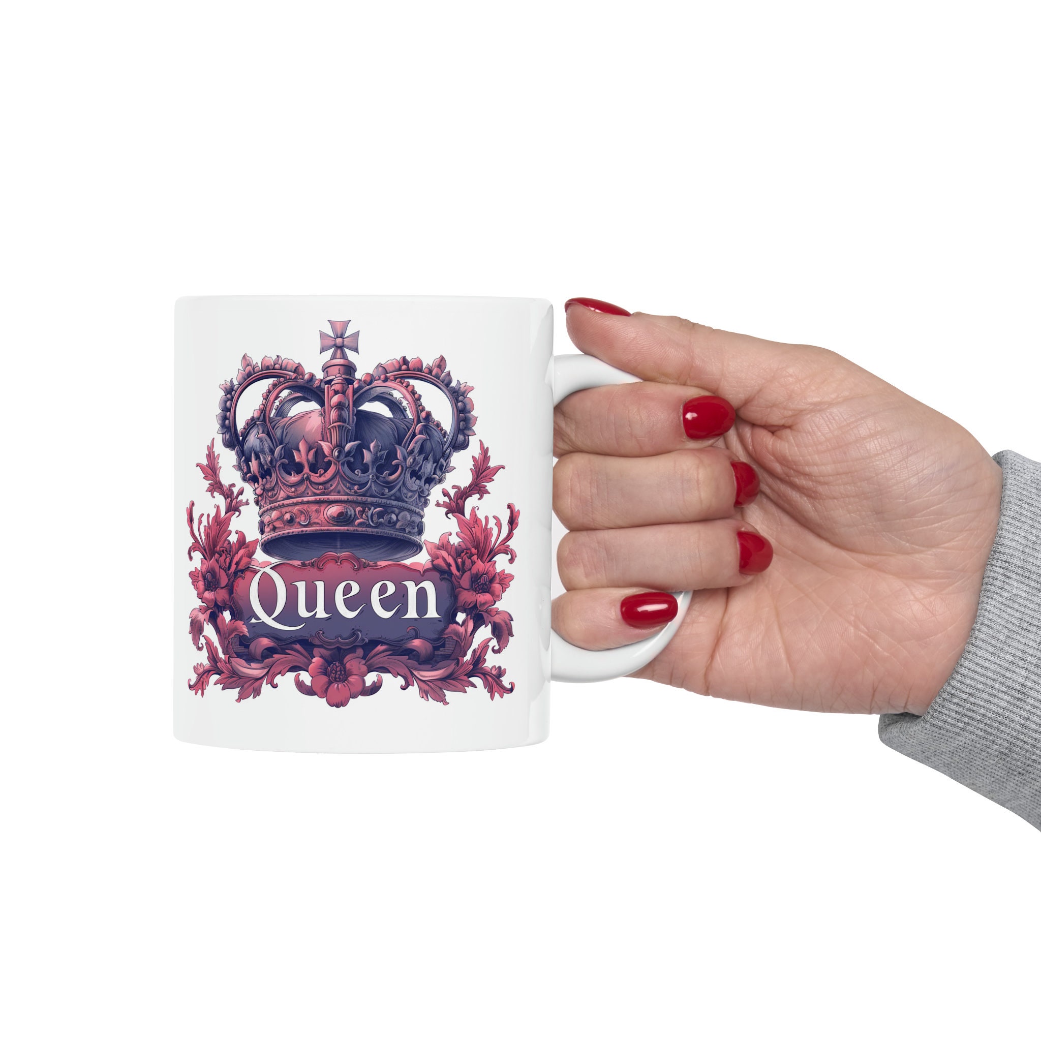Queen Mug, Queen, Self Love Mug, Cute Mug, Coffee, Tea, Baddie, Crown ...