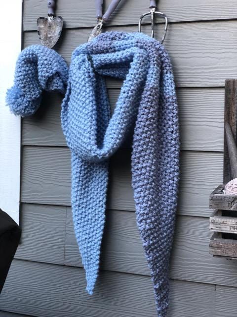 KNITTING Pattern-unisex Scarf and Hat Knitting Pattern-pdf for Hat and ...