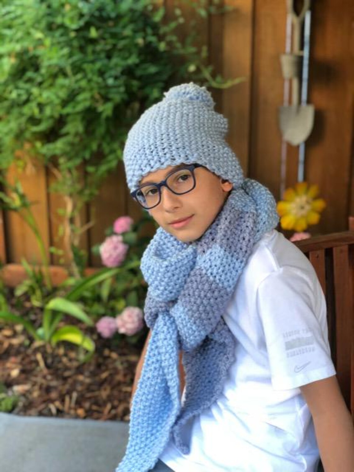 KNITTING Pattern-unisex Scarf and Hat Knitting Pattern-pdf for Hat and ...