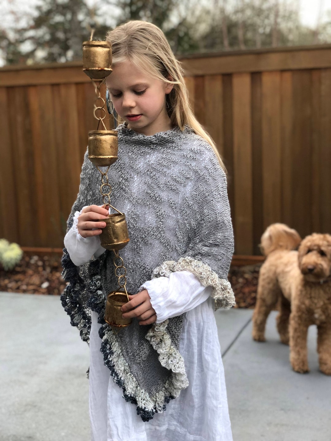 PDF Poncho Pattern,knitting and Crochet Poncho Pattern, Cora Poncho ...