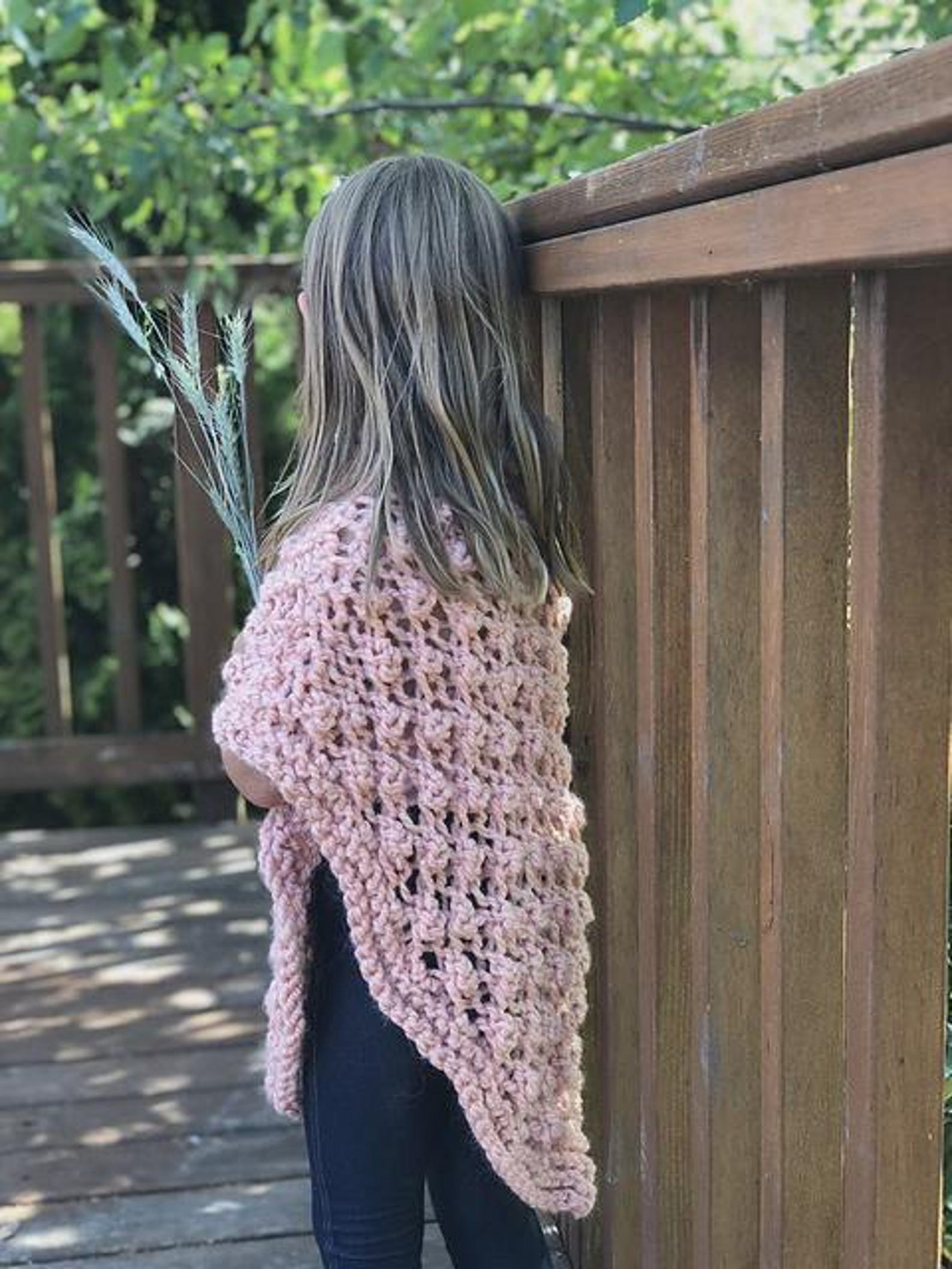 Super Bulky Yarn Knitting Pattern-knitted Poncho Pattern-asymmetric ...