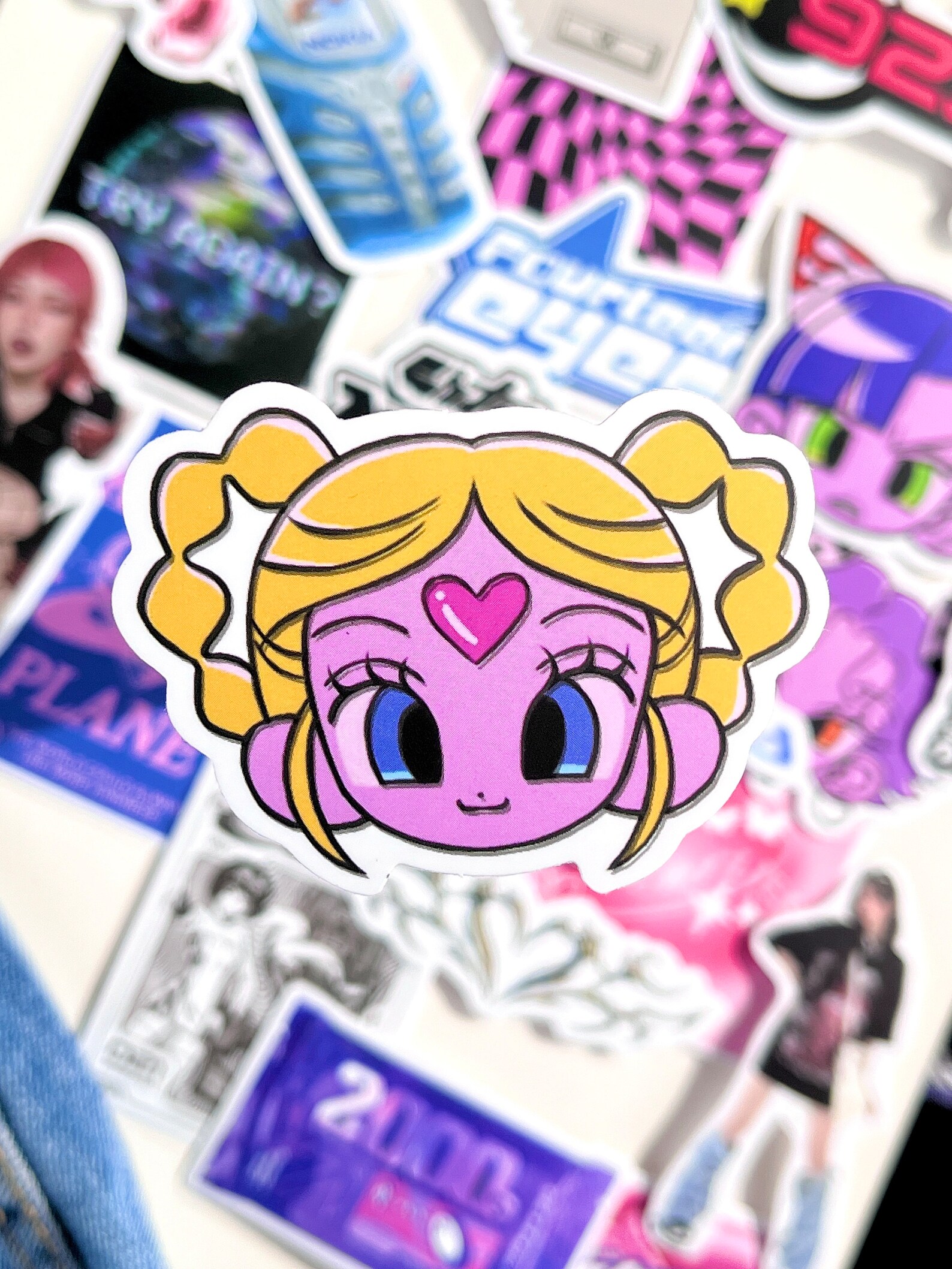 10, 25, 50pcs Sticker Pack of 2000s Y2K It Girl 90s Futuristic ...