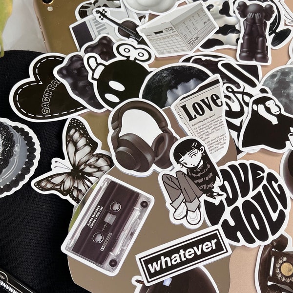 White Aesthetic Sticker Pack - Etsy