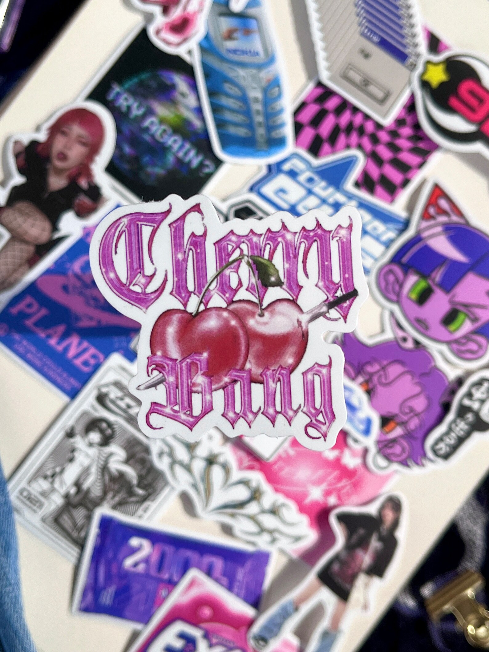 10, 25, 50pcs Sticker Pack of 2000s Y2K It Girl 90s Futuristic ...