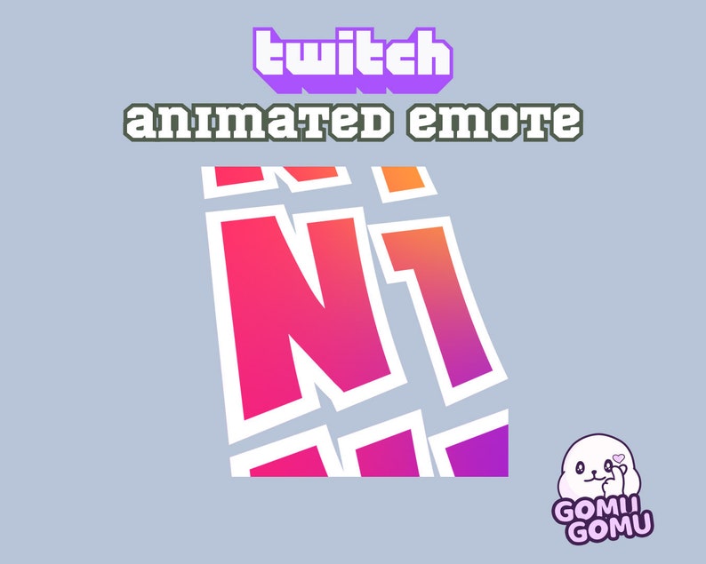 Animated Twitch Emote, Nice One Emote, Gaming Emote, Cute Emote for ...