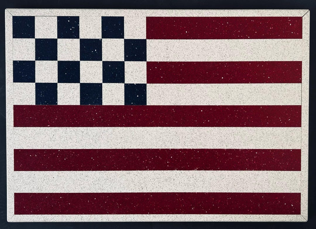 American Flag Marble Sculpture - Etsy