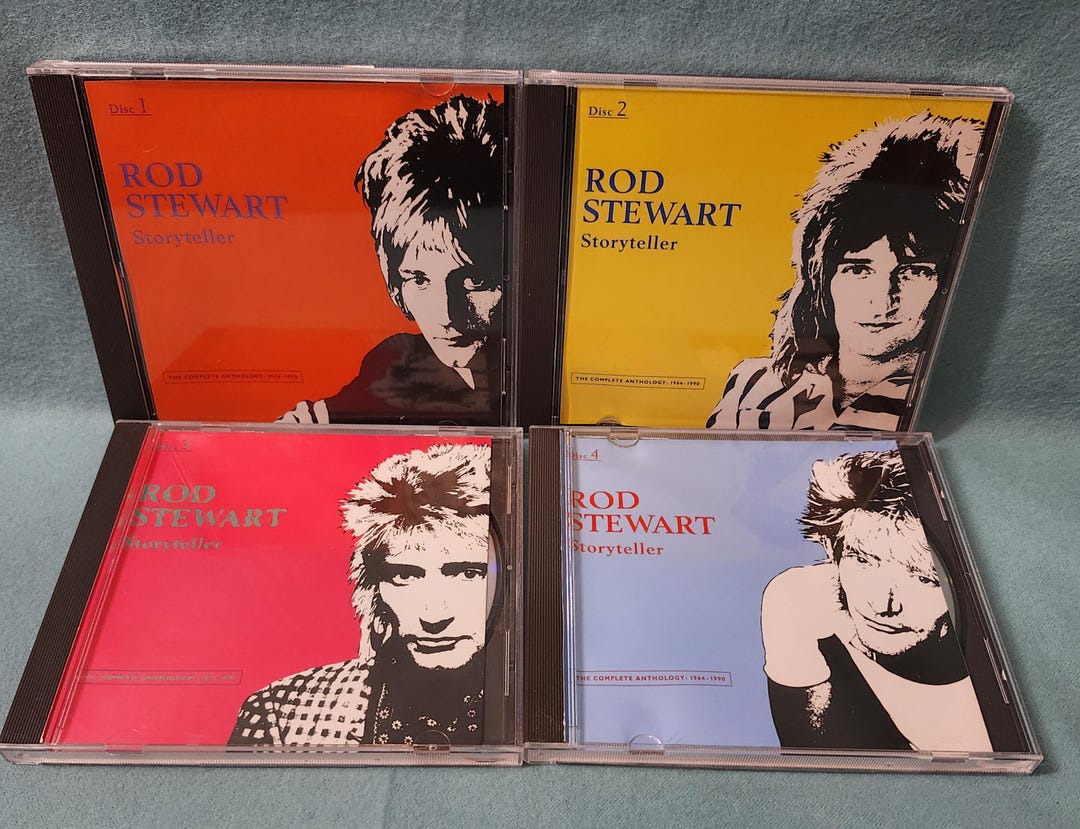 ROD STEWART Storyteller: the Complete Anthology 1964-1990 4-CD Box Set ...