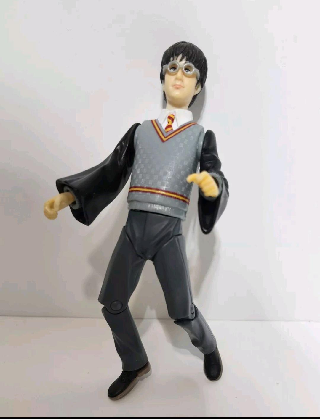 Harry Potter Action Figure With Wand and Hedwig - Etsy