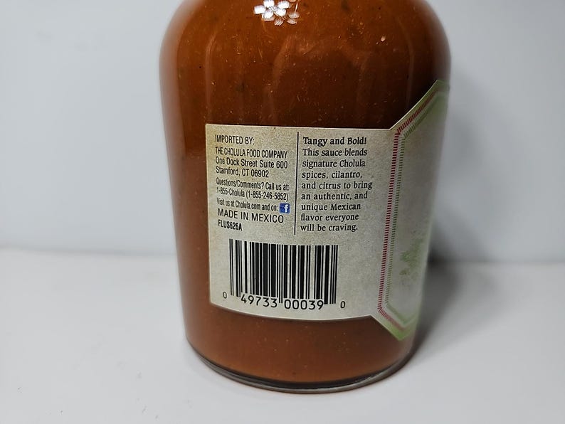 Cholula Mexicali Wing Sauce, 12 Fl Oz - Etsy