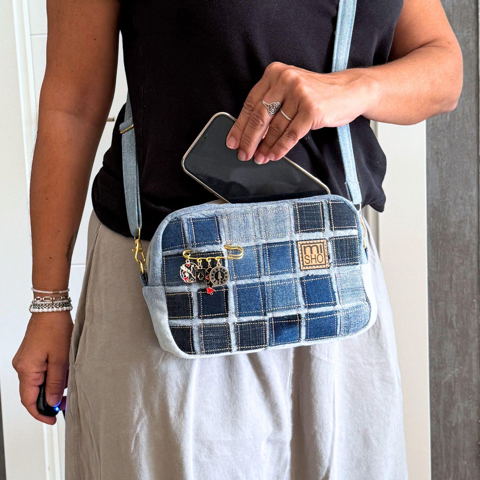 Patrón De Costura De Bolso De Jean, Como Transformar Un Jean Viejo En ...