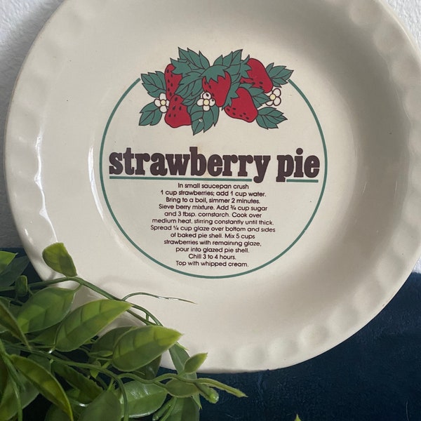 Recipe Plate - Etsy