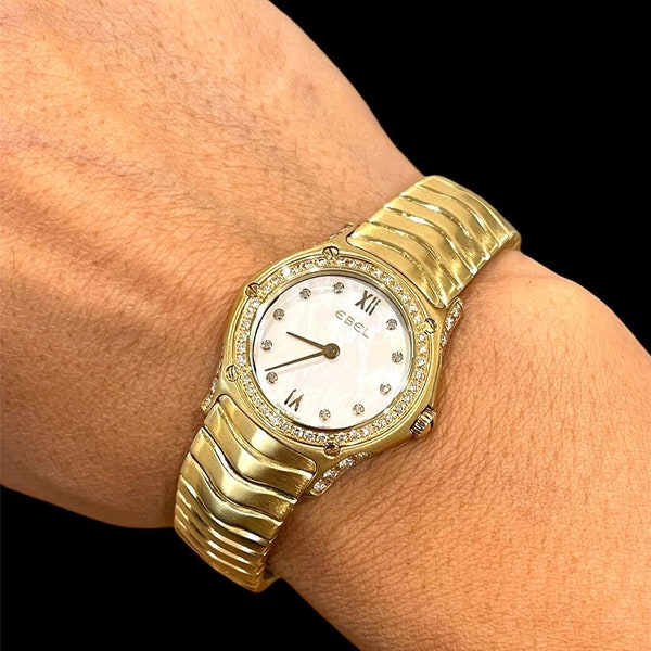 18k Gold Watch - Etsy