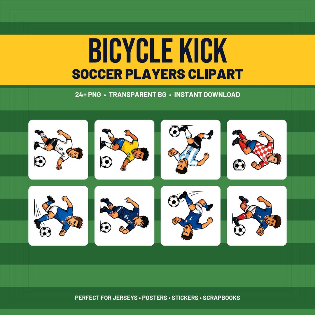 Soccer Printable Sticker Bundle | Football Fussy Cuts |cartoon Soccer ...