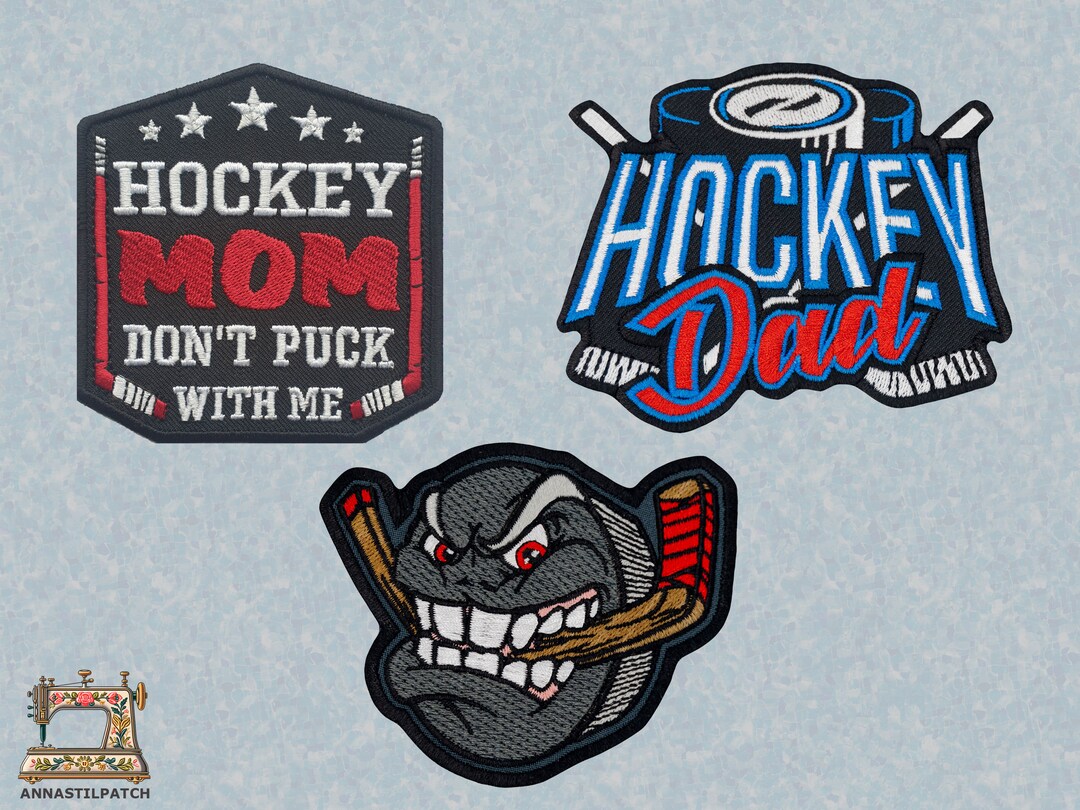 Hockey Mom Don't Puck With Me, Hockey Dad, Angry Puck Breaks Stick ...