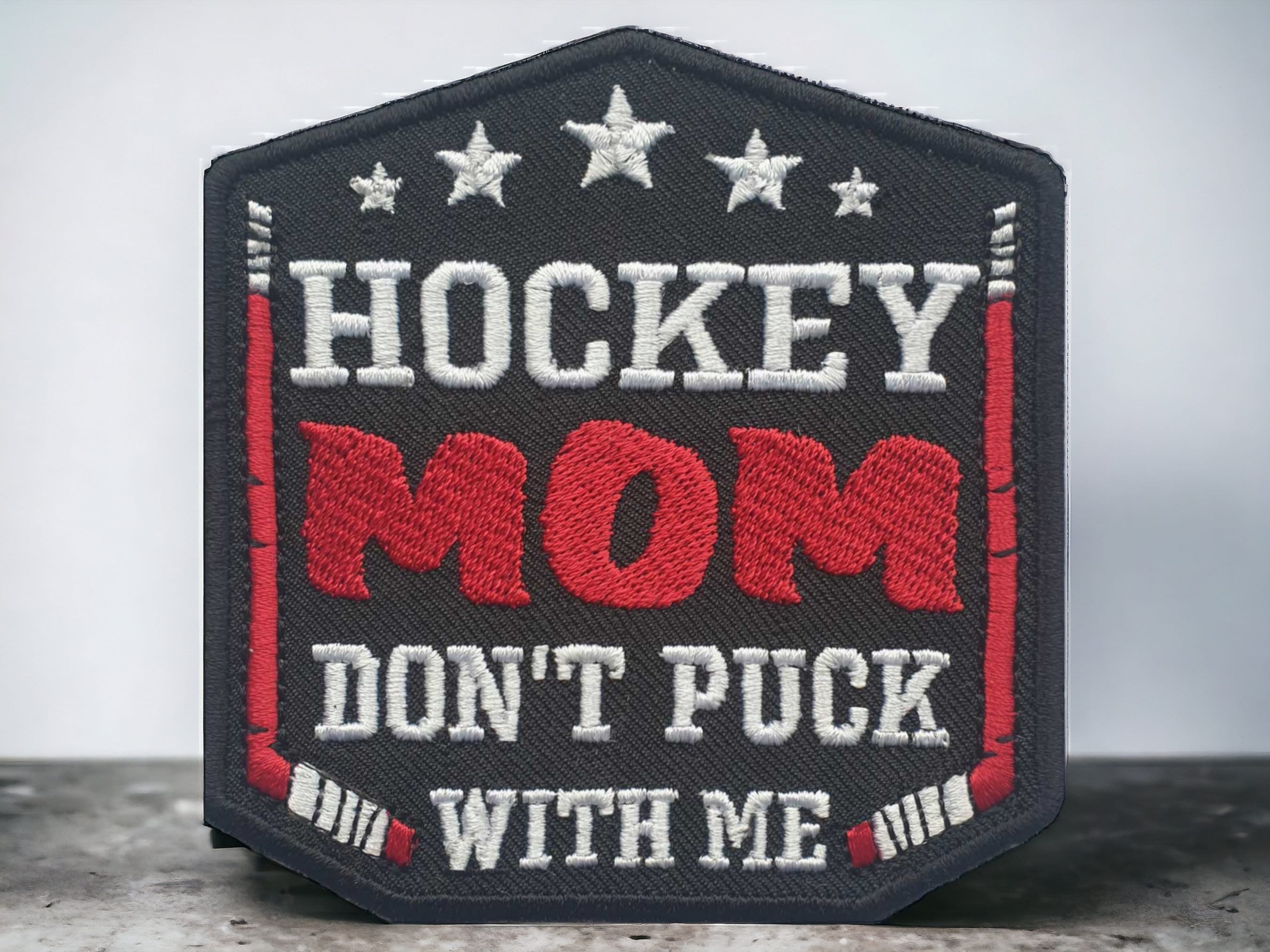 Hockey Mom Don't Puck With Me, Hockey Dad, Angry Puck Breaks Stick ...