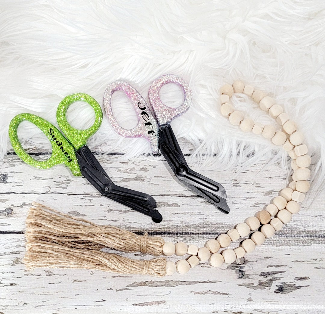 Glitter Trauma Shears Personalized Gift Bandage Scissors Nurse, Doctor ...