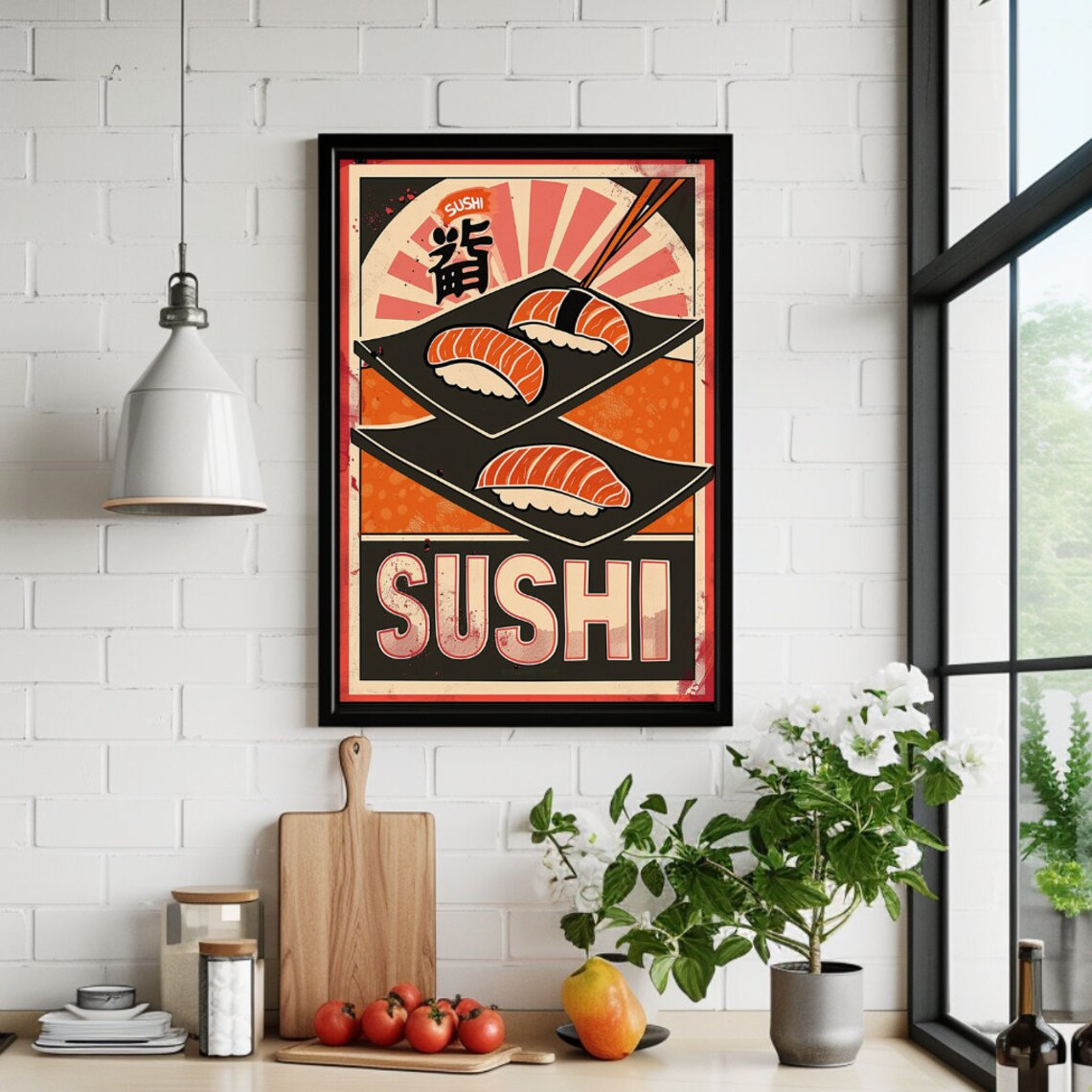 Sushi Poster Bundle for Kitchen and Restaurant Décor - 7 Premium Art ...