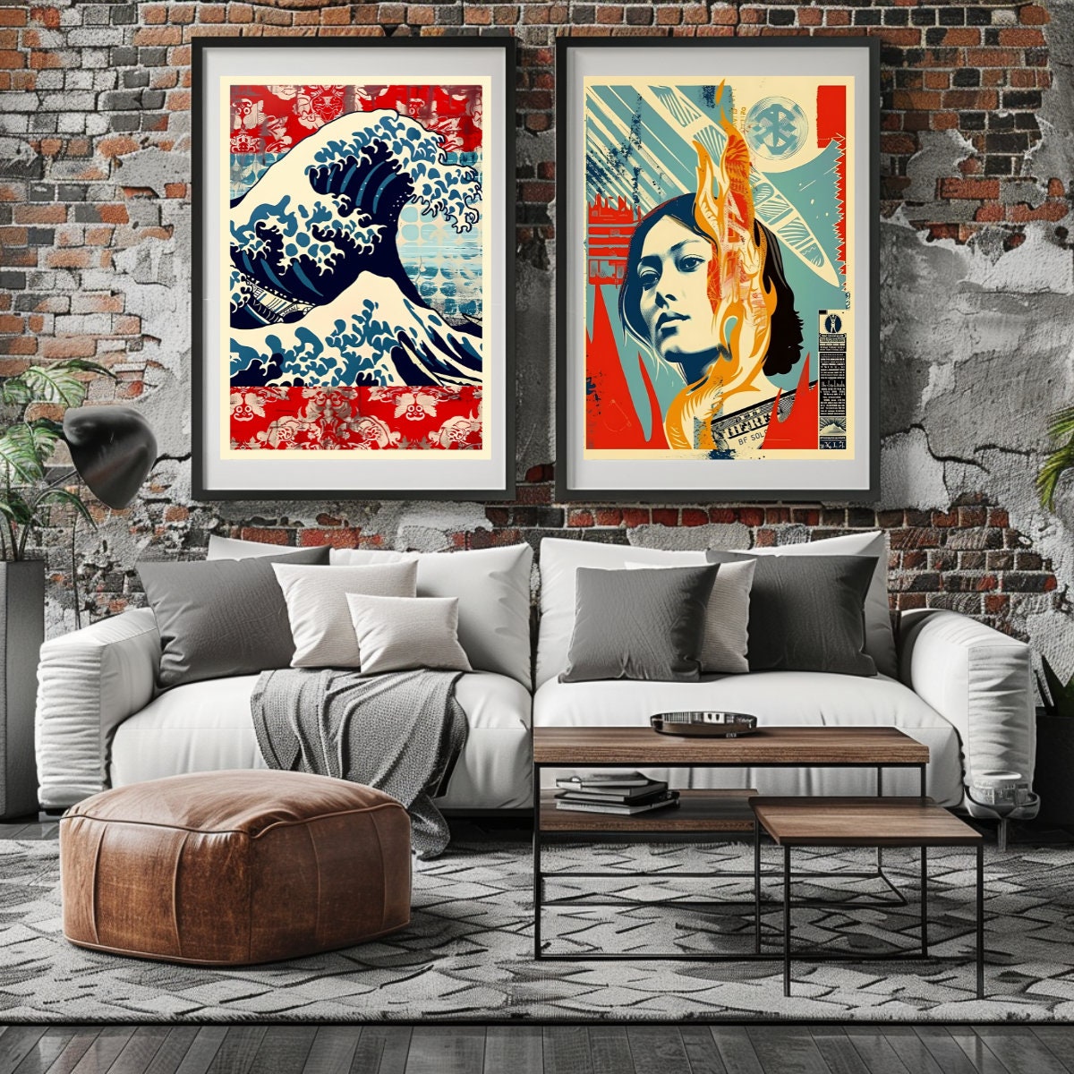 Bundle of 25 Shepard Fairey Inspired Posters Wall Art Printable Designs ...