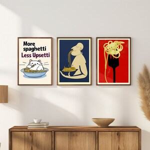 Pasta Poster Bundle for Kitchen and Restaurant Décor - 25 Premium Art ...