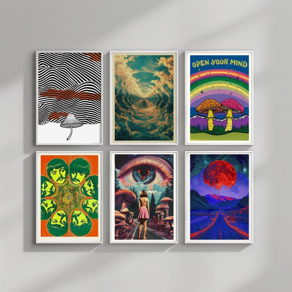 Psychedelic Posters - Etsy