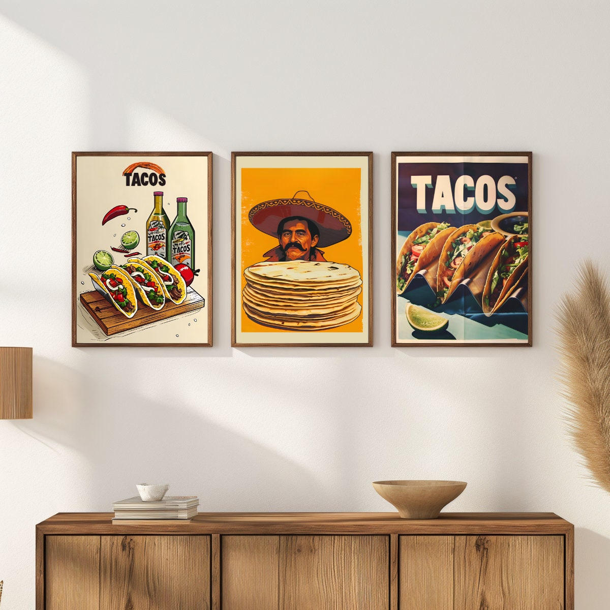 Mexican Food Poster Bundle for Kitchen and Restaurant Décor - 20 ...