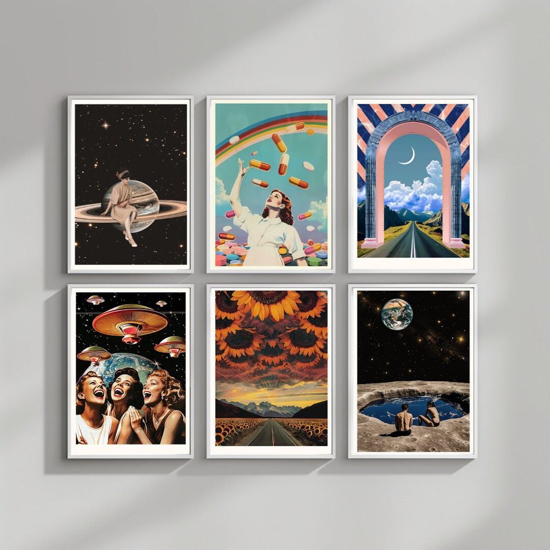 Surrealistic Art Poster Bundle: 50 Premium Designs of Otherworldly ...