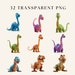 Dinosaur Animated Clipart Cute Dino for Kids Birthday Party Dinosaur ...