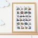 Cars Alphabet Learning Poster Printable for Preschool Classroom ...