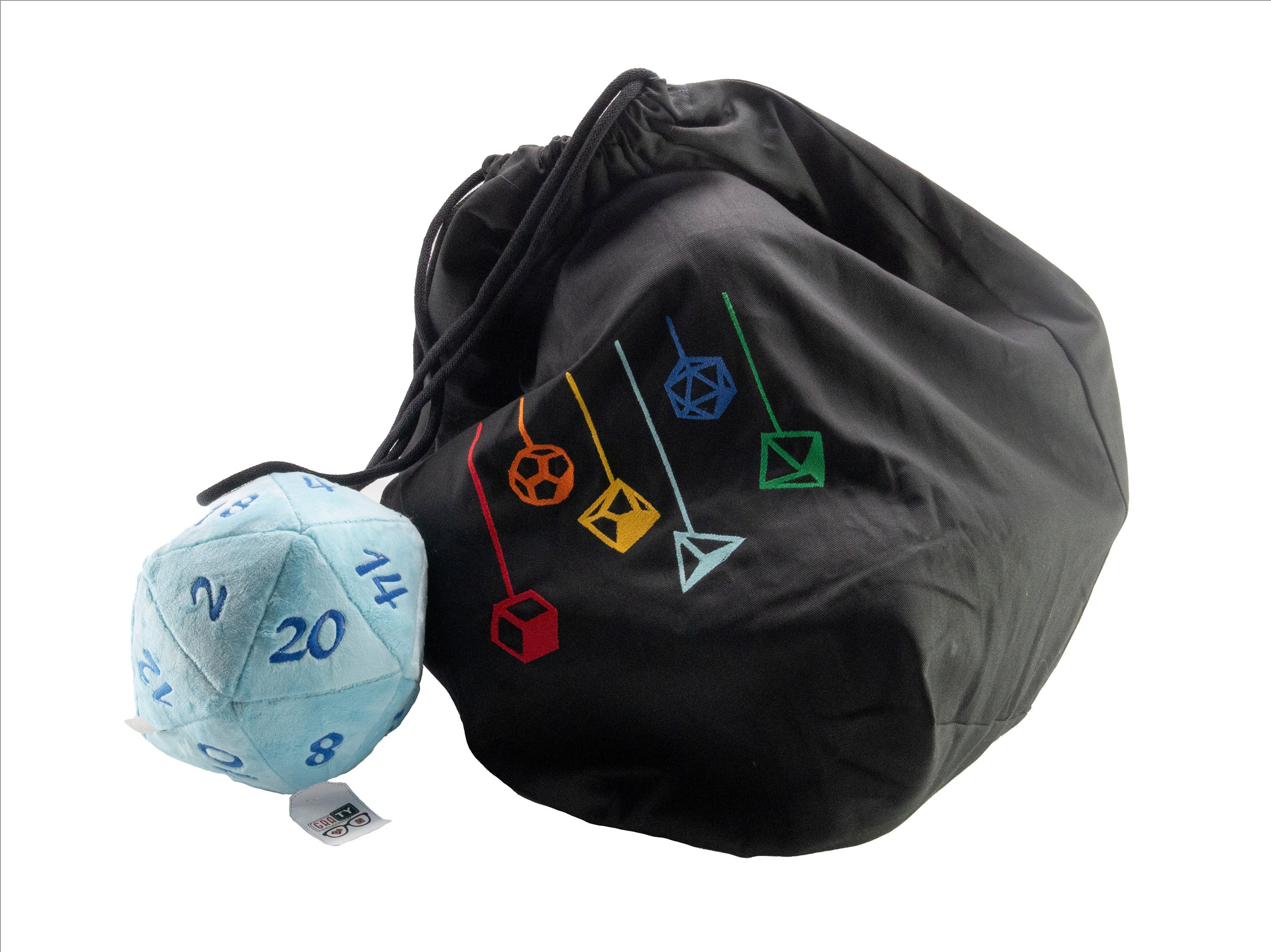 Jumbo D20 Dice Plush - Giant Plush Dice - Dice Pillow - Role Playing ...