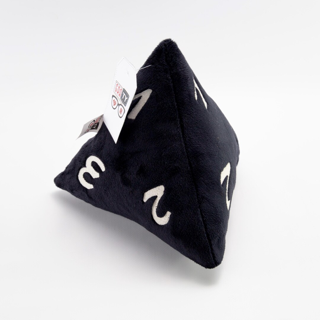 Plush RPG D4 - Jumbo D4 Dice Plush - Giant Plush Dice - Dice Pillow ...