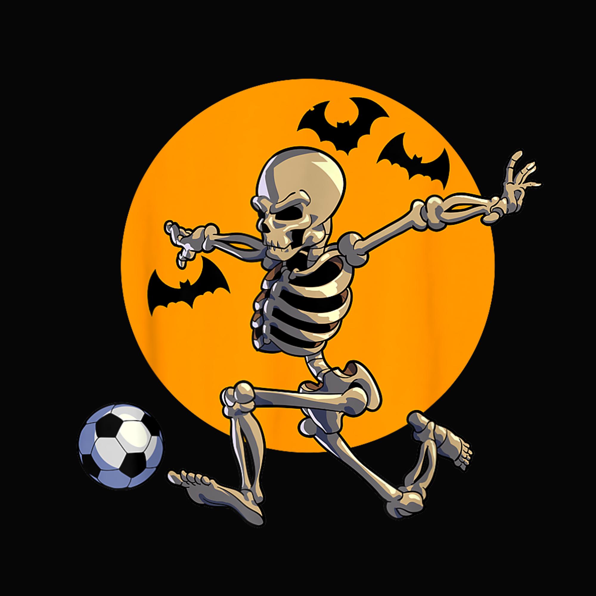 Soccer Skeleton Halloween Men Boys Soccer Player Halloween PNG - Etsy