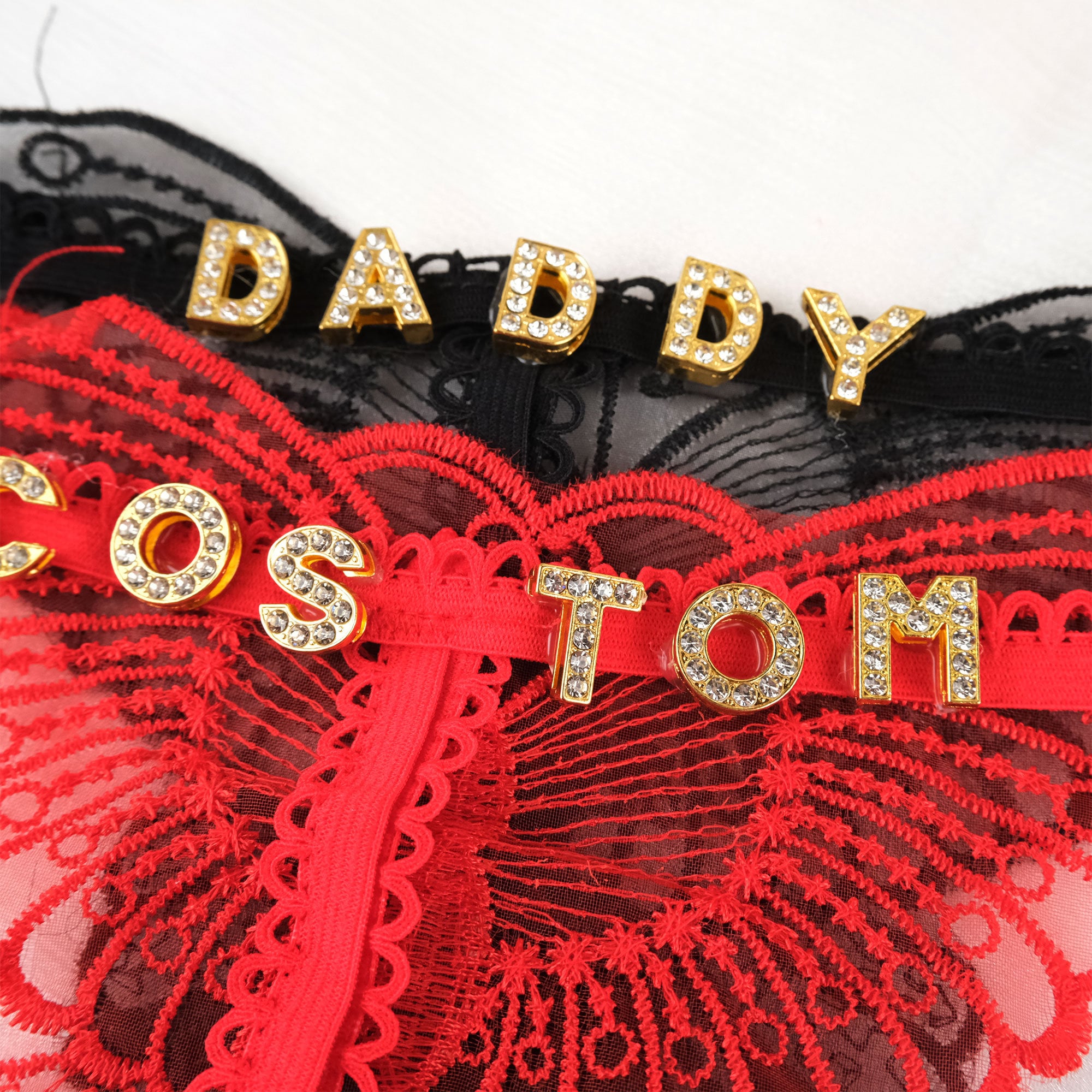 Personalized Lace Thong,custom Letters Name Thong Butterfly Women ...