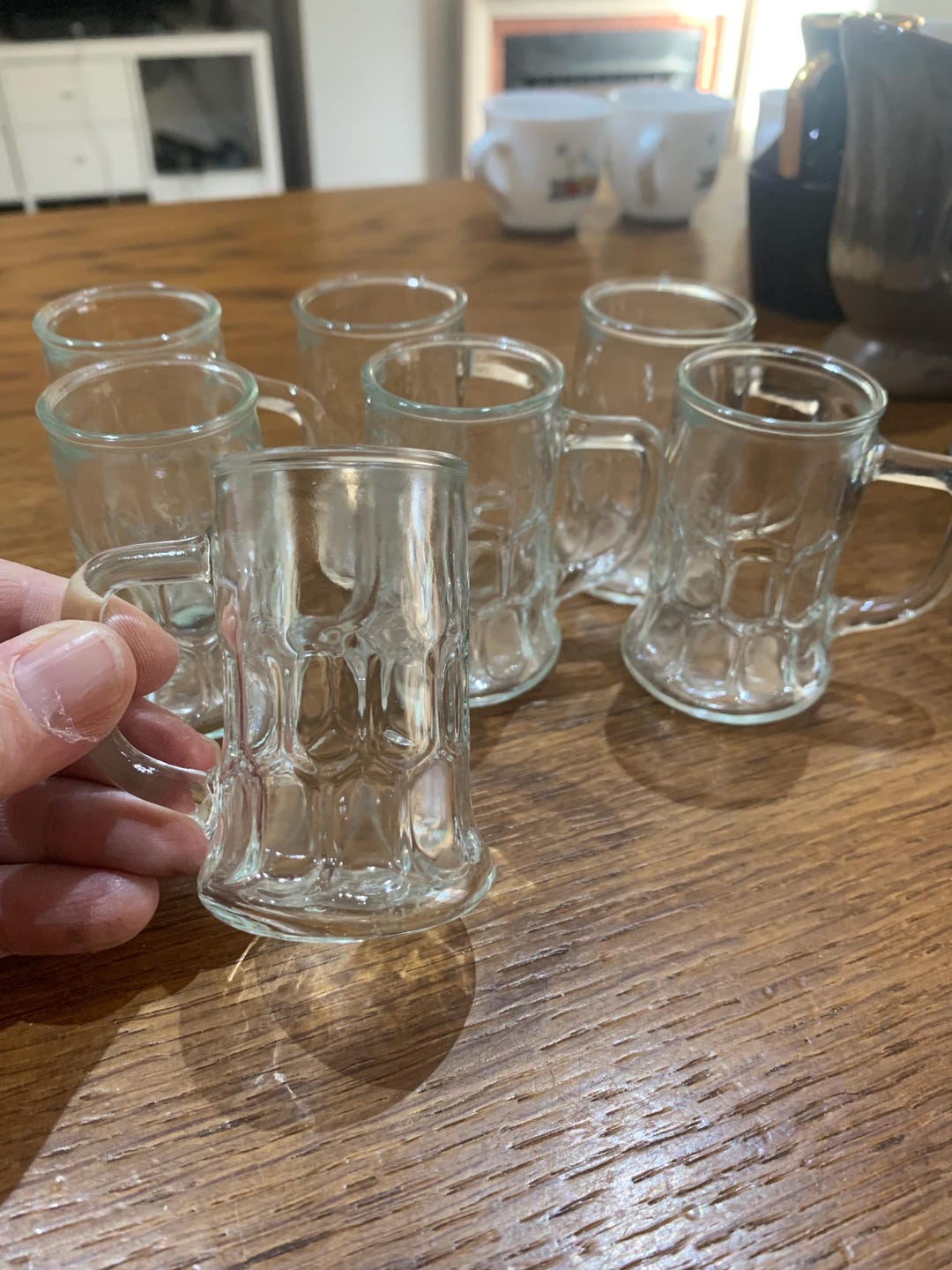 Set of 7 Beer Mug Shot Glasses—french! - Etsy
