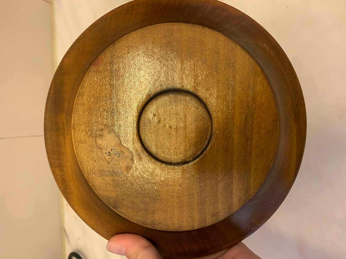 Vintage Decorative Wooden Plates - Etsy